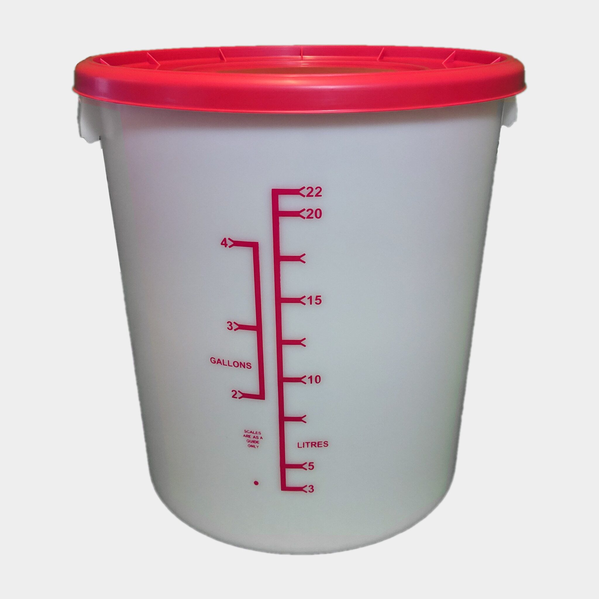 25L Homebrew Bucket With Lid | UK Made | H&O Plastics